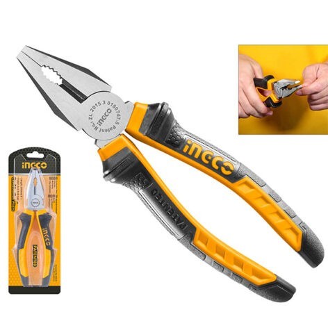 INGCO 8" Combination Pliers — Super Tools Bangladesh