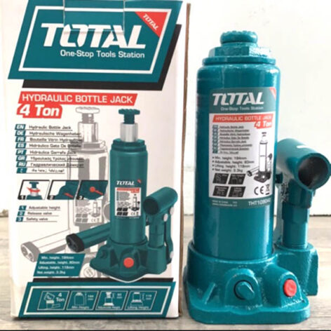 TOTAL 6 Ton Hydraulic Bottle Jack — Super Tools Bangladesh