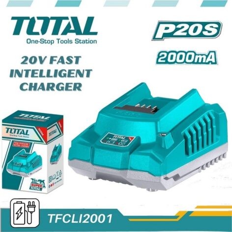 Total 20v Fast Intelligent Battery Charger — Super Tools Bangladesh