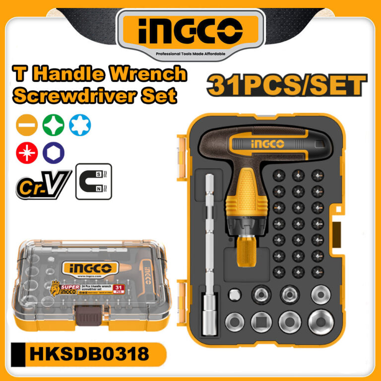 INGCO 31pcs T-handle Wrench Screwdriver set — Super Tools Bangladesh