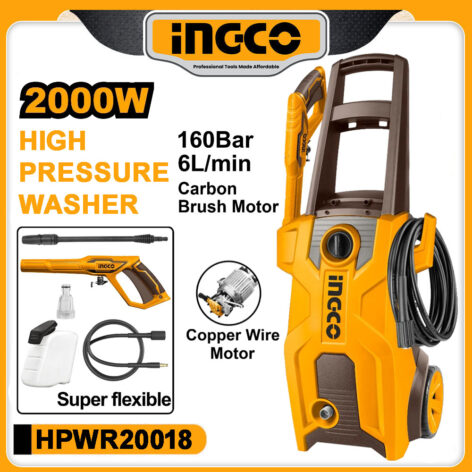 INGCO 2000w High Pressure Washer — Super Tools Bangladesh