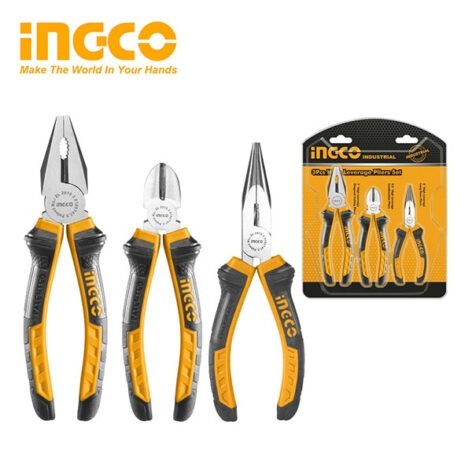 INGCO 3pcs Pliers Set — Super Tools Bangladesh