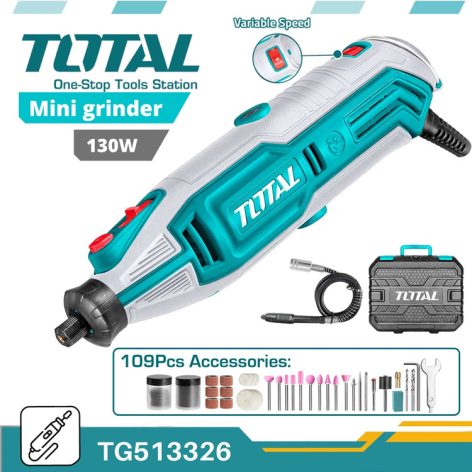 TOTAL 130W Mini Grinder — Super Tools Bangladesh