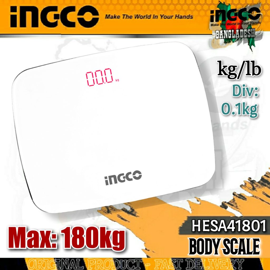 INGCO BODY SCALE 180kg — Super Tools Bangladesh