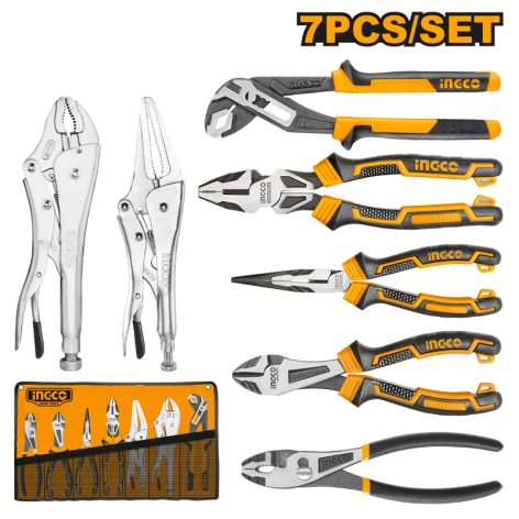 INGCO 7 PCS PLIERS SET — Super Tools Bangladesh
