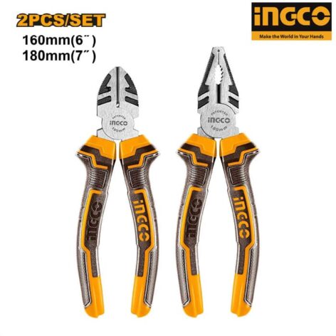 INGCO 2pcs Pliers Set — Super Tools Bangladesh