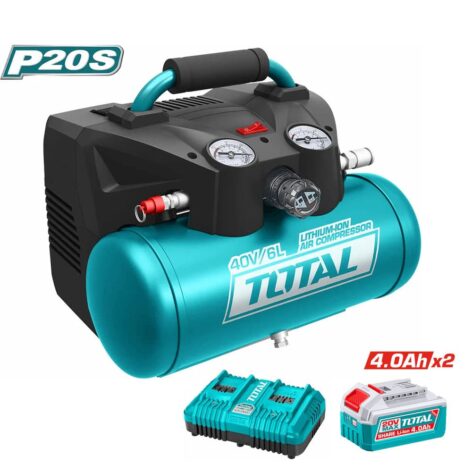 TOTAL 6L Cordless Compressor — Super Tools Bangladesh