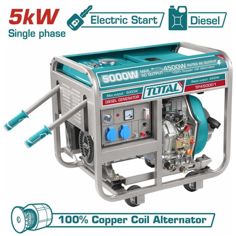 TOTAL 5kW Diesel Generator — Super Tools Bangladesh